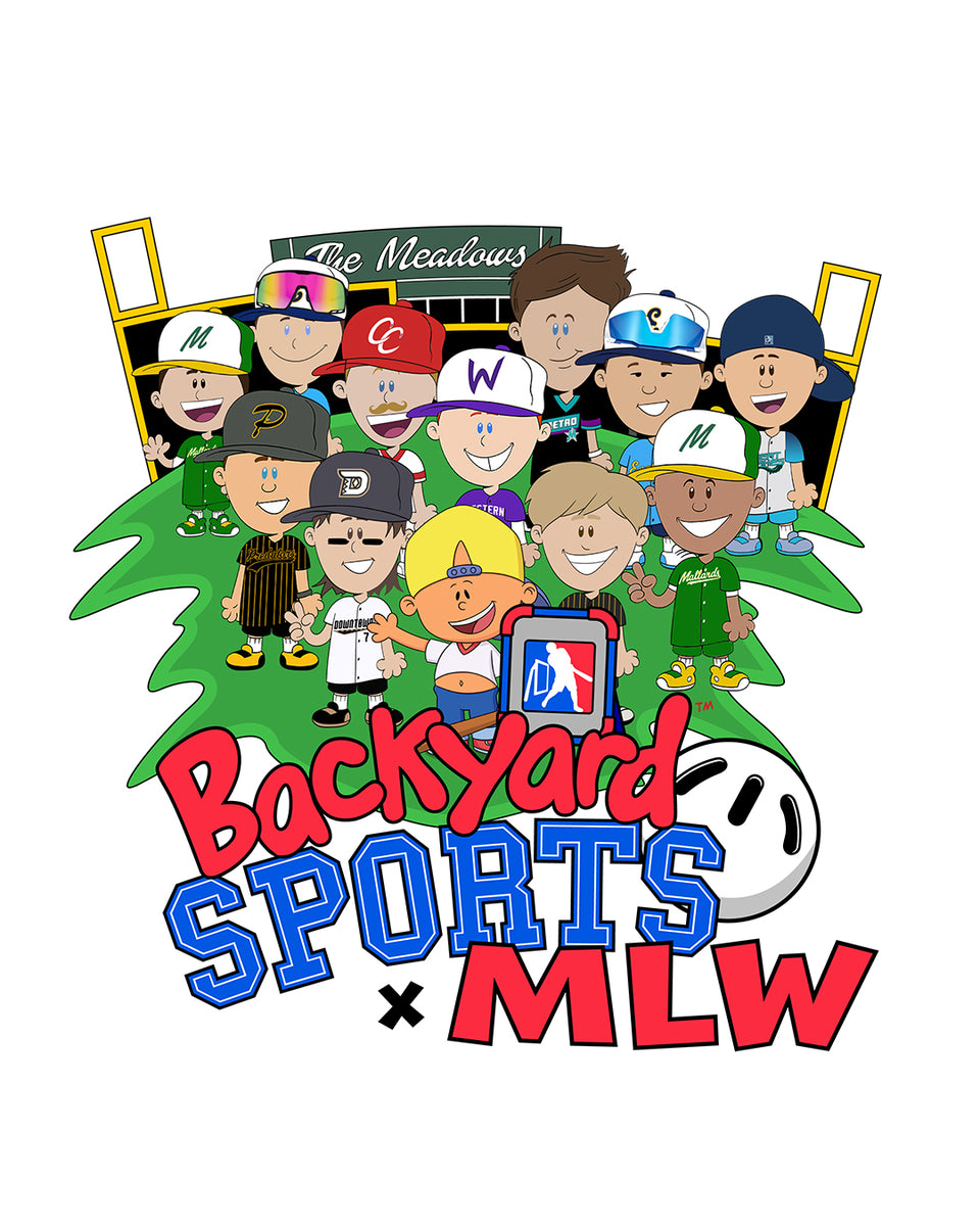 Backyard Sports x MLW Official Tee – MLW Wiffle Ball