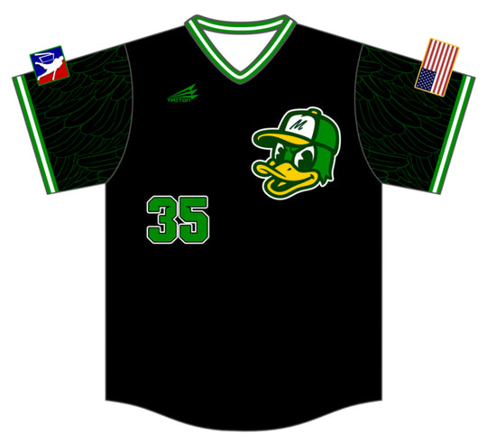 Midwest Mallards “Dark Moxie” Jersey (FULLY CUSTOM) – MLW Wiffle Ball